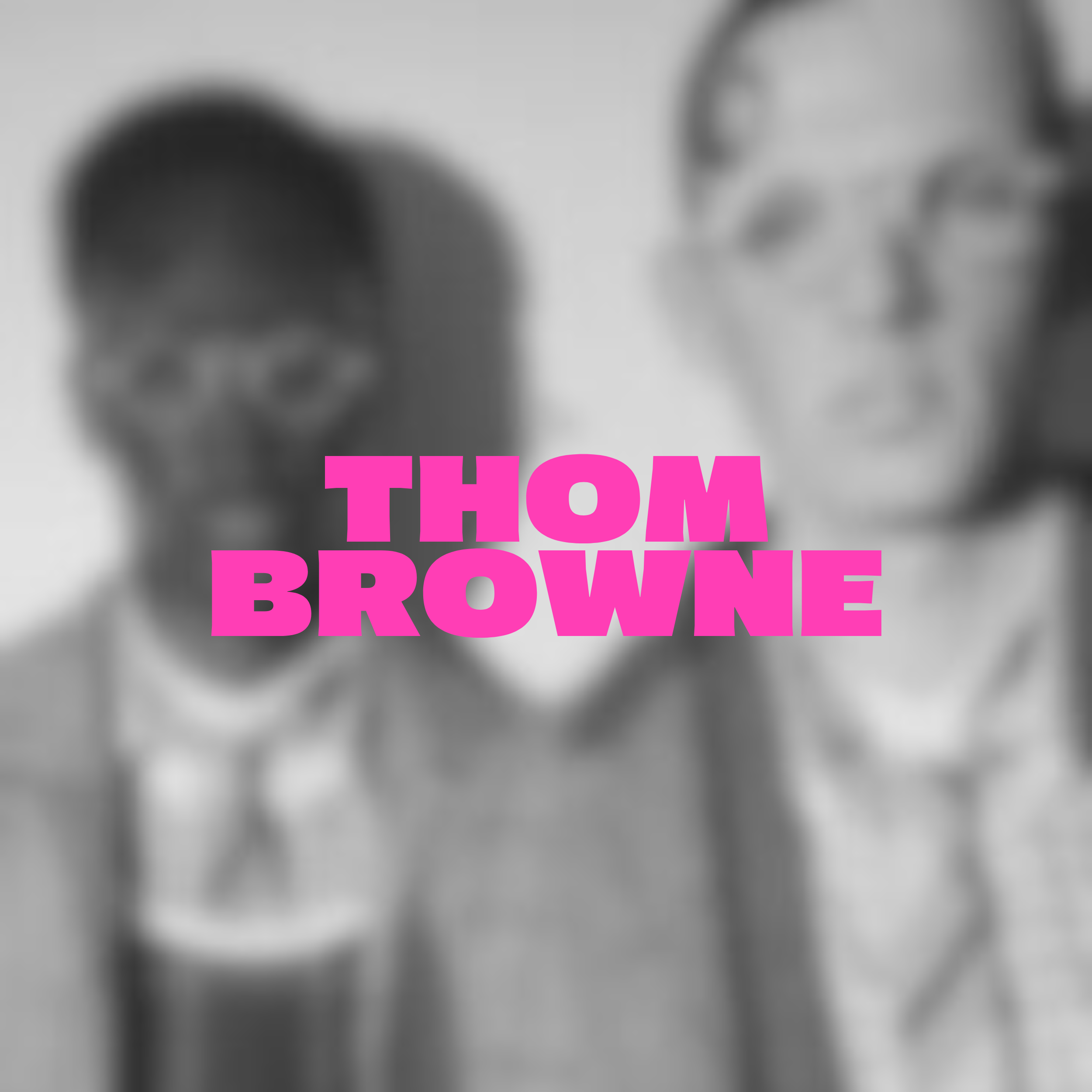 THOM BROWNE – G is for Glasses